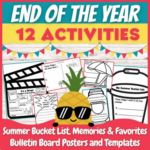 Summer Bucket List Memories Favorites End of Year June Pineapple ...