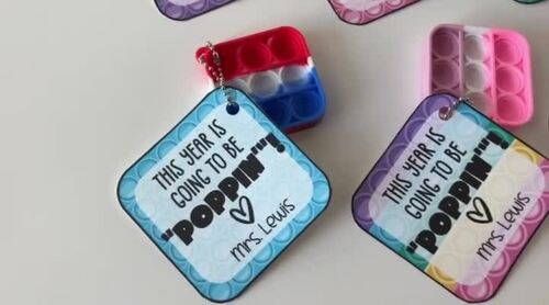 Pop It Gift Tag by Allie Lewis- Teaching on the Move | TPT