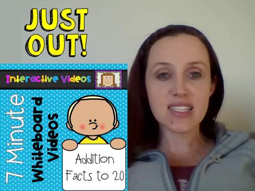 7 Minute Whiteboard Videos - Addition to Twenty by The Primary Techie