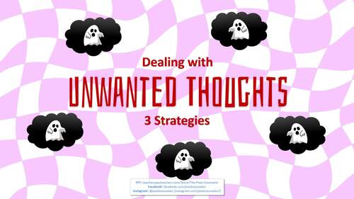 Intrusive Thoughts Lesson: Control Overthinking (No Prep PowerPoint!)