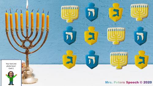 Interactive Hanukkah Cookie Crunch- Open-ended, NO PRINT, Teletherapy ...