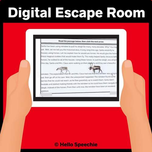 Digital Escape Room The Great Christmas Escape 5th and 6th Grade