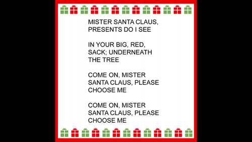 Original Christmas Singing Game | “Mister Santa Claus” l Complete Song ...