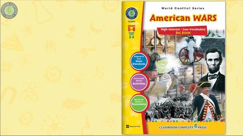 American Wars BIG BOOK Gr. 5-8 by Classroom Complete Press | TPT