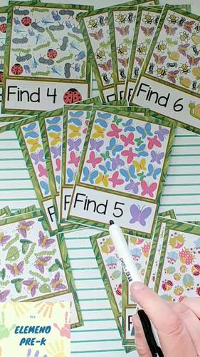 Bug Insect Seek And Finds Numbers 1 - 10 by ElemenoPreK | TpT