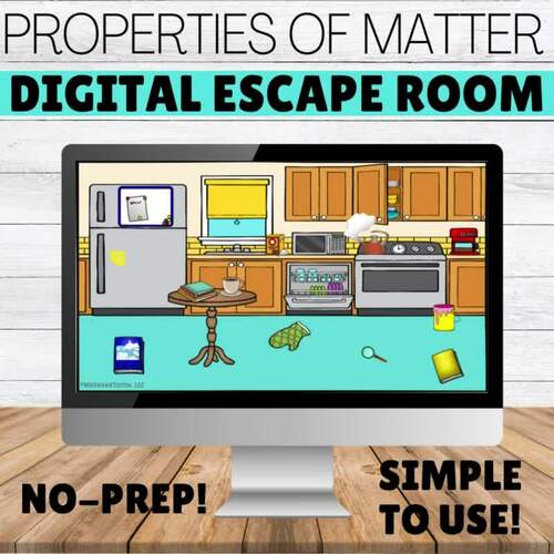 Properties of Matter Digital Escape Room - 5-PS1-3 No-Prep Science ...