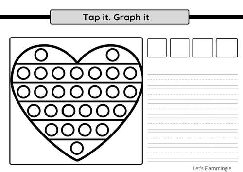 pop it, map, it graph it template scienceofreading by Let's Flammingle