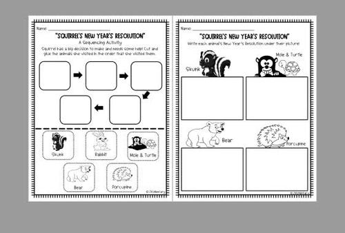 Squirrel's New Year's Resolution | New Year's Activities | Book Companion