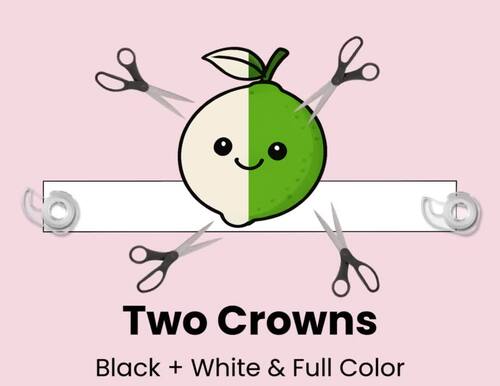 Lime Crown / Mask / Costume / Animal / Headband ** Two Crowns