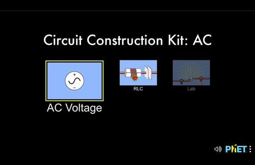 RLC Circuit Worksheet (Using PhET: Circuit Construction Kit AC) | No Prep