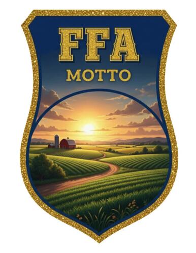 FFA Motto Inspired Pennant Banner | Agriculture Classroom Decor ...