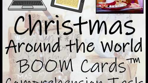 Christmas Around the World BOOM Cards™ Comprehension Activity 5th & 6th ...