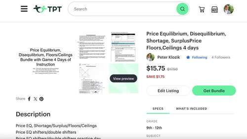 Supply and Demand Complete Unit 2 Bundle – Lessons, Games, Sorting ...