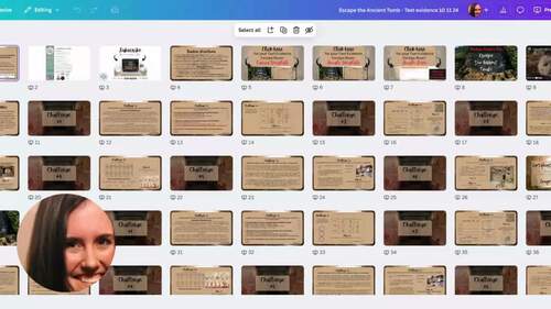 Middle School ELA Escape Room Text Evidence Summarizing Author's Purpose