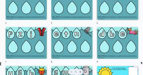 Kindergarten Digital & Print Activities - Monthly - April | TPT