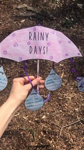 Rainy Day Writing Activity by The Hiking Teacher | TpT