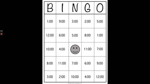 Telling Time Bingo by HOPE Education | TPT