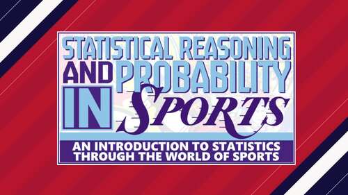 Sports Statistics & Probability curriculum workbook (170+ pages ...
