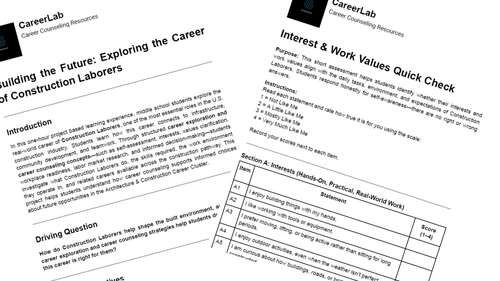 Career Exploration Project | CL | Career Day & School Counseling Activities