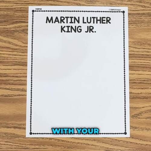 Martin Luther King Craft, Research, and Writing Activities by Simply Kinder