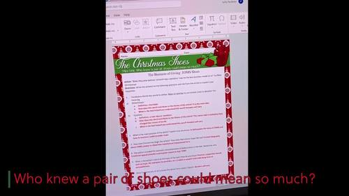 Christmas Paired Text Lesson Poetry (Christmas Shoes) & Nonfiction ...