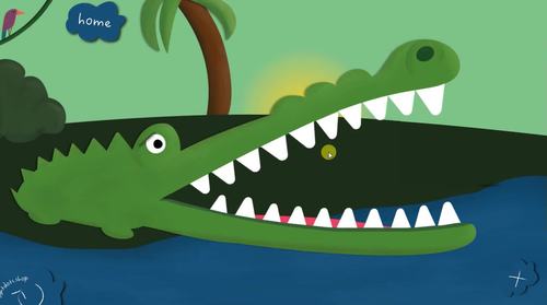 EDITABLE (+numbers) Crocodile Dentist Interactive Powerpoint Reward Game