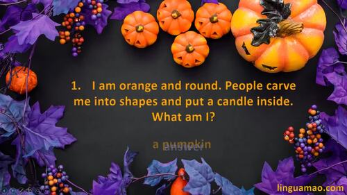 Halloween riddles. (A1-A2 level of English). PowerPoint by Linguamao ESL