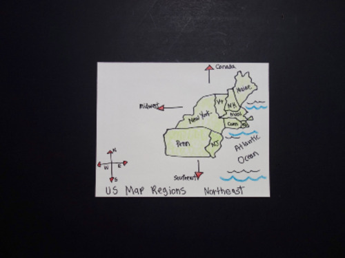 Let's Draw US Map Region - Northeast! by Patty Fernandez Artist | TPT