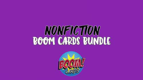 Nonfiction Comprehension BOOM CARDS™️ BUNDLE by Speech Time Fun | TPT