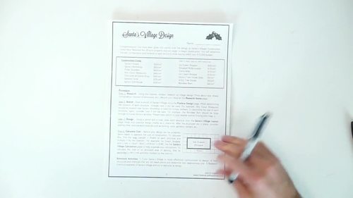 Santa's Village Design - Area & Perimeter - Christmas Math by Creative Lab