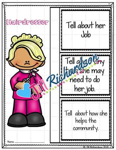 Community Helpers Hairdresser Kindergarten, First Grade Career Day ...