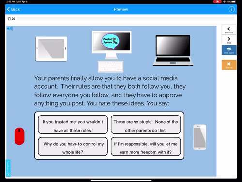 Conversation Questions & Comments: Online Ed. Boom Cards Distance Learning