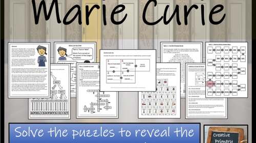 Marie Curie Escape Room Activity by Creative Primary Literacy | TPT
