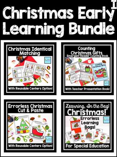 Christmas Activity Bundle for Special Education and Early Learners