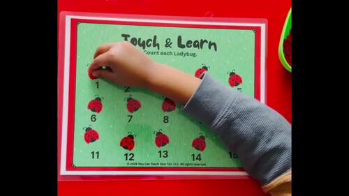 Ladybug Counting 1–10 Mat | One-to-One Correspondence Activity PreK–K