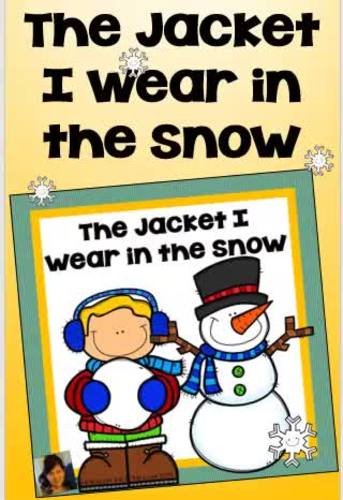 The Jacket I Wear in the Snow Activities and Book Companion | TPT
