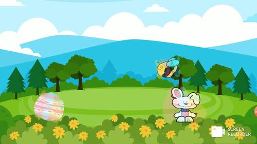 Easter Day Bunny PowerPoint Present slide Lesson Quiz for K 1st 2nd 3rd