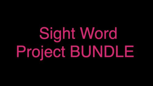 Sight Word Projects Bundle by Kindergarten Smorgasboard | TPT