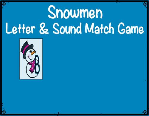 Kindergarten Snowmen Themed Literacy & Math Centers & Activities