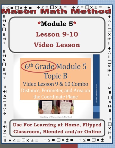 6th Grade Math Mod 5 Video Lesson 9-10 Distance, Perimeter, Area ...