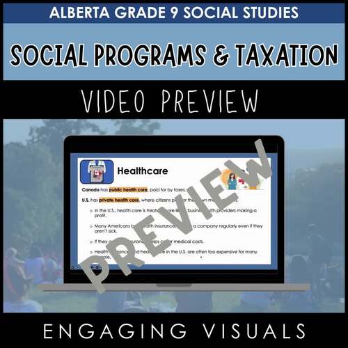 Grade 9 Alberta Social Studies - Social Programs & Taxation - PowerPoint