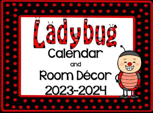 Ladybug Themed Classroom Decor Bundle | EDITABLE | 2023-24 | TPT