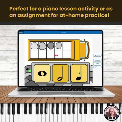 Beginner Music Note Values with Ten Frames BOOM™ Cards - Quarter, Half ...