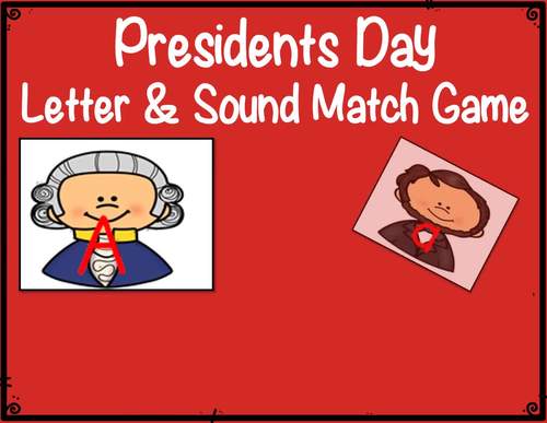 Kindergarten Presidents Day Themed Literacy & Math Centers & Activities