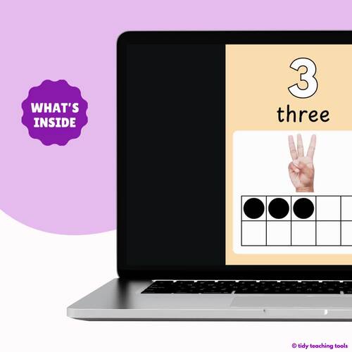 Number Posters 0 to 20 with Ten Frames and Hands | Pastel Rainbow
