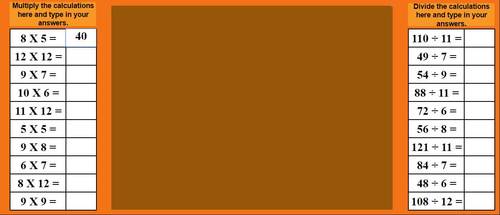 Mystery Digital Pixel Art NO PREP Pumpkin Cat Multiplication and ...