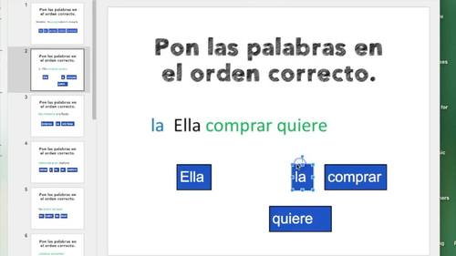 Spanish Direct Object Pronouns Google Drive Activity Distance Learning