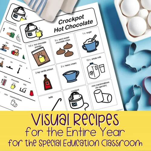 Visual Recipes for the Whole Year in Special Education | TPT