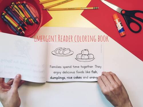 Chinese New Year Emergent Reader Books and Lunar New Year Lantern Craft