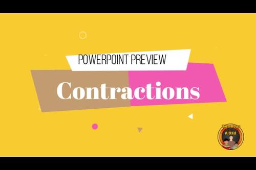 Contractions PowerPoint, Posters, Task Cards and Printables | TpT